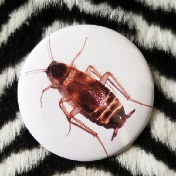 Accessories | 225 Inch Cockroach Punk Garbage Button Badge Pin | Poshmark